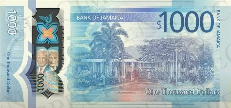 Jamaica - Bank of Jamaica ready to release new banknotes in June. - MRI ...